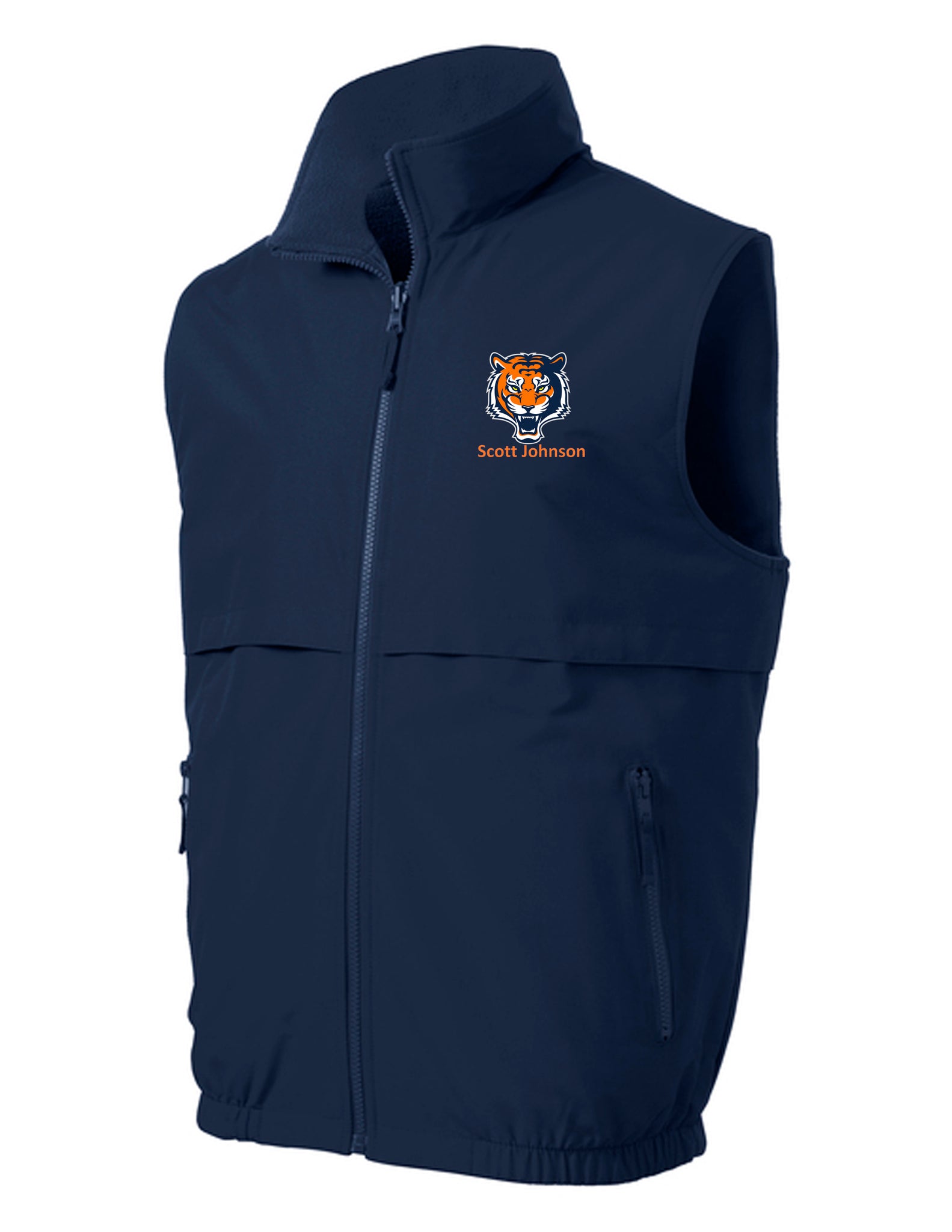 SJMS Staff Navy Reversible Vest – C & B Designs Mckinney